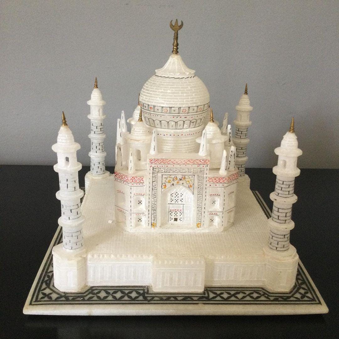 Customized Marble Taj Mahal Taj Mahal Collectible Replica Handmade Taj ...