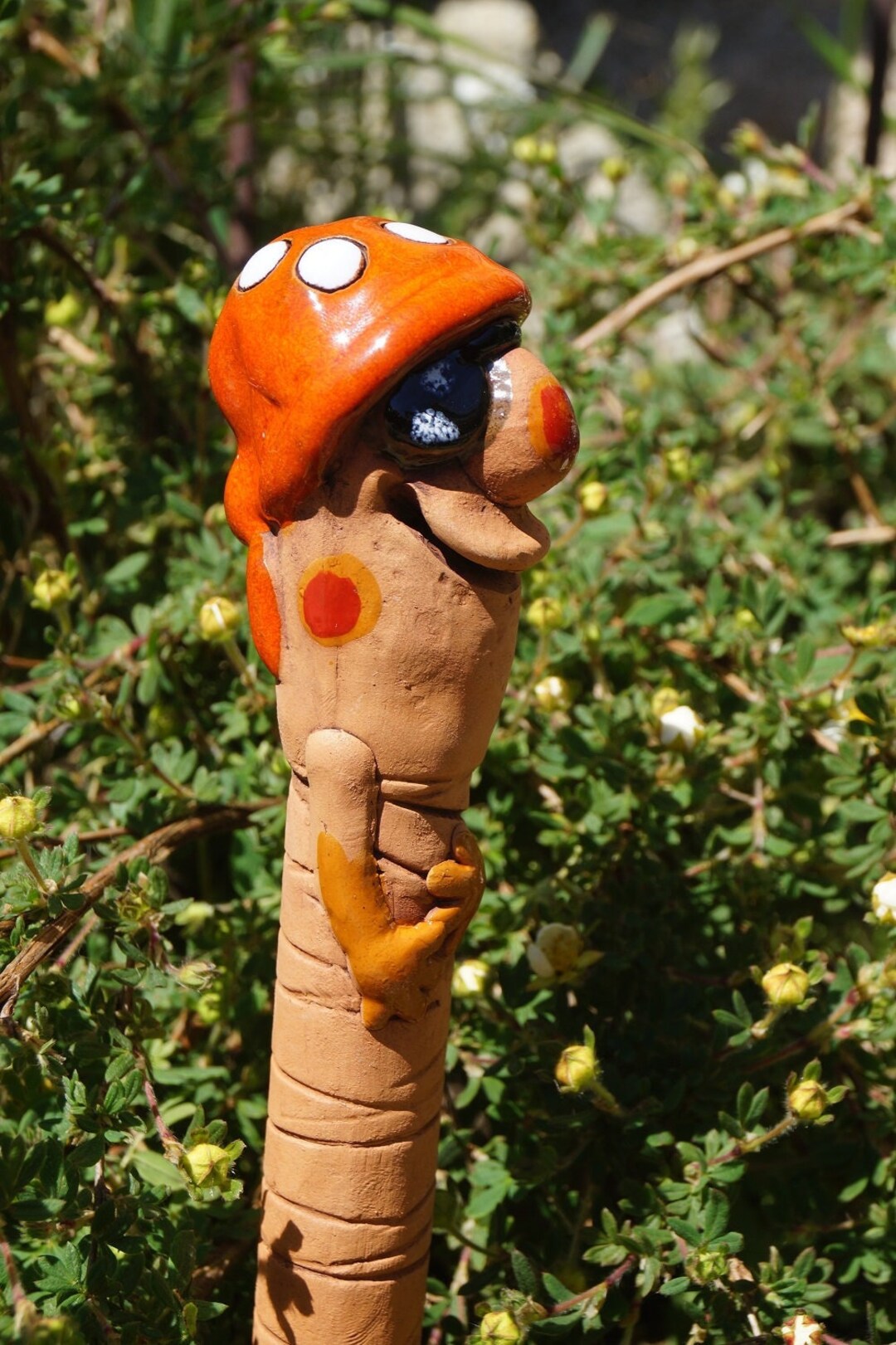 Ceramic Garden Worm Rocker for Sticking Height 28 Cm Pottery Figure - Etsy