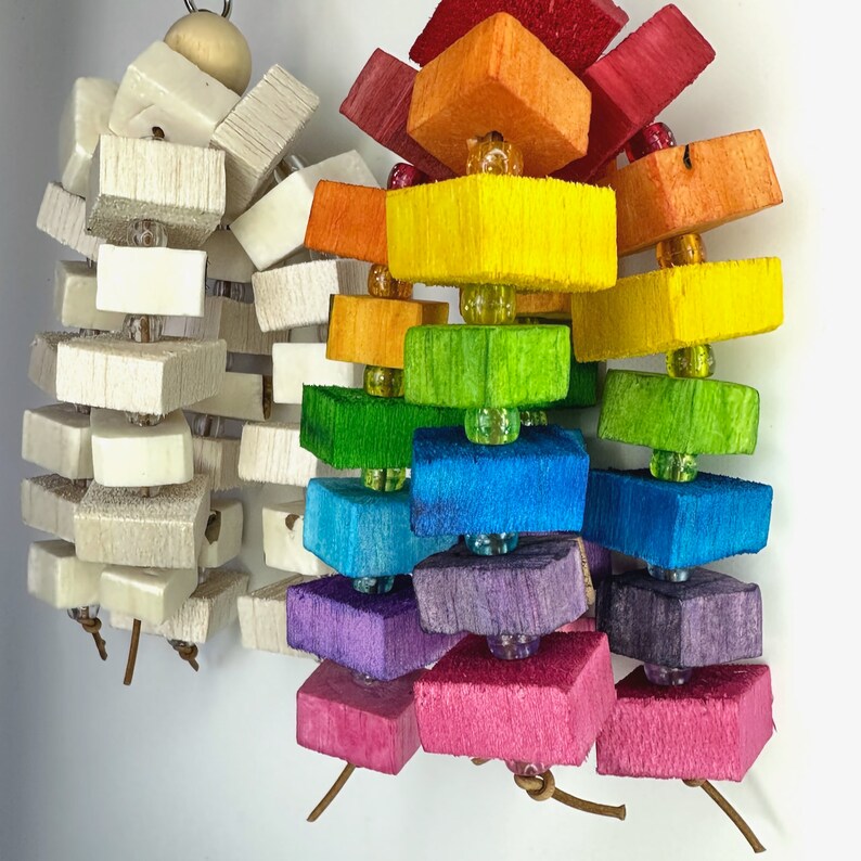 Shred Frenzy: Balsa Wood Small Bird & Parrot Toy for Chewing and ...