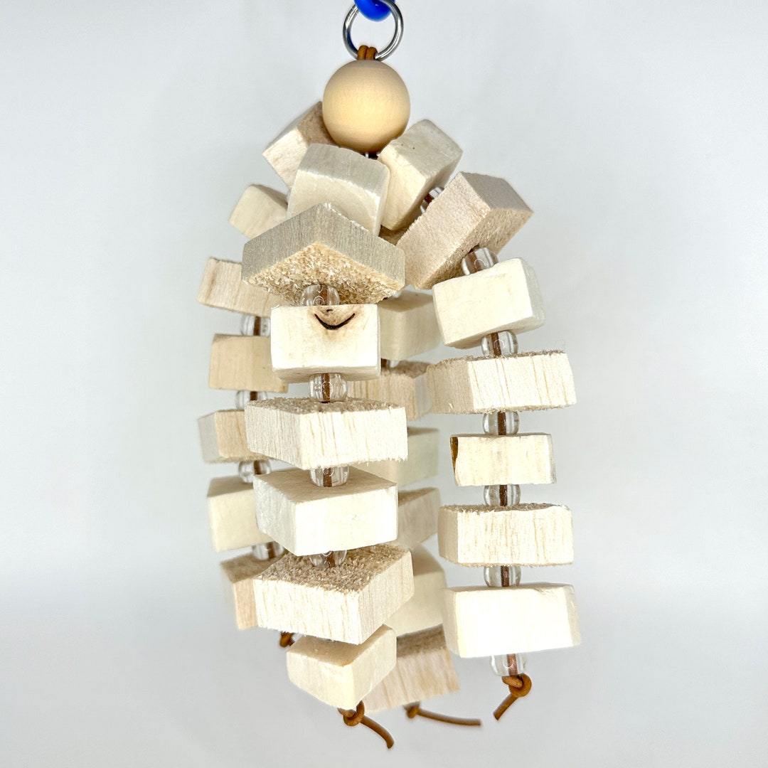 Shred Frenzy: Balsa Wood Small Bird & Parrot Toy for Chewing and ...