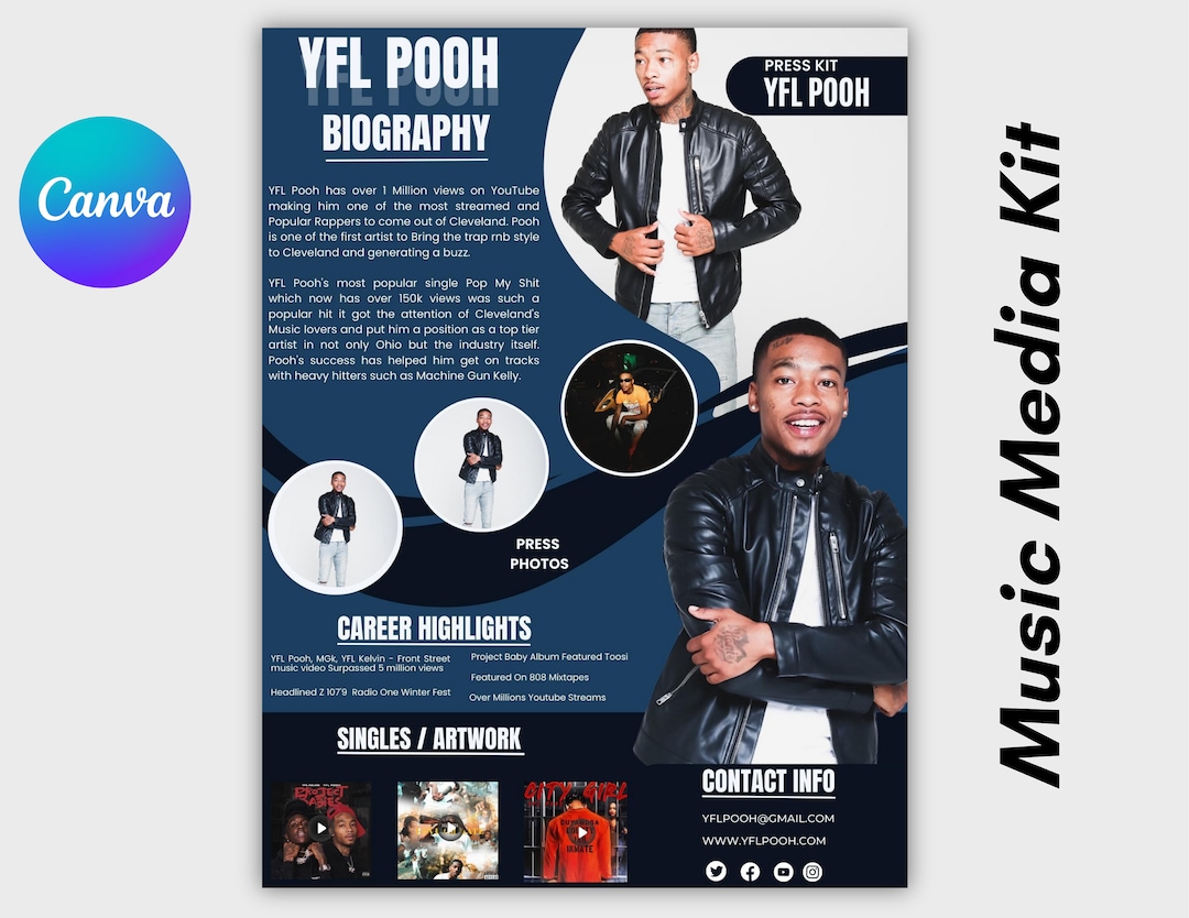 Electronic Press Kit | Media Kit Template for Musicians | Press Kit for ... Electronic Press Kit | Media Kit Template for Musicians | Press Kit for ...