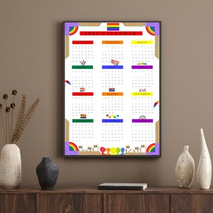 2023 Year Calendar Printable, Printable, Year Calendar 2023, Year ...