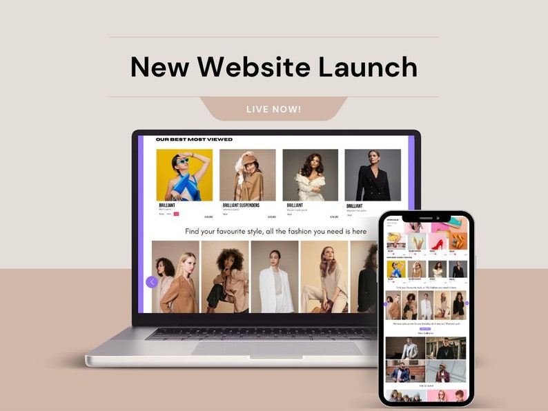 Canva Website Template, Website Templates, Done for You Website, Canva ...