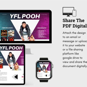 Electronic Press Kit | Media Kit Template for Musicians | Press Kit for ...