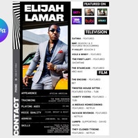 10 Page Film Press Kit Canva Template Film Media Kit Movie Press Kit ...