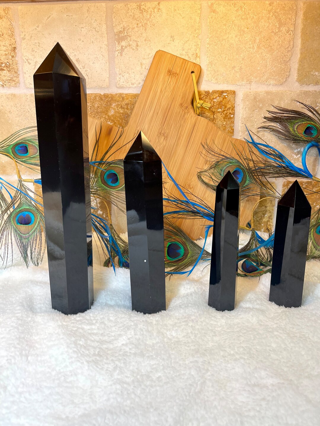 Obsidian Towers Large 3.74lbs Medium .86lbs - Etsy