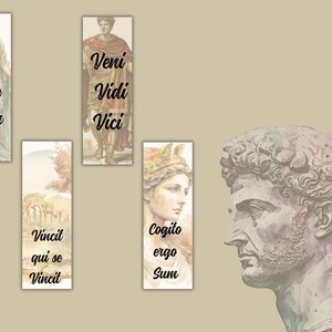 Printable Latin Bookmarks | Digital Download Latin Language | Gift for ...