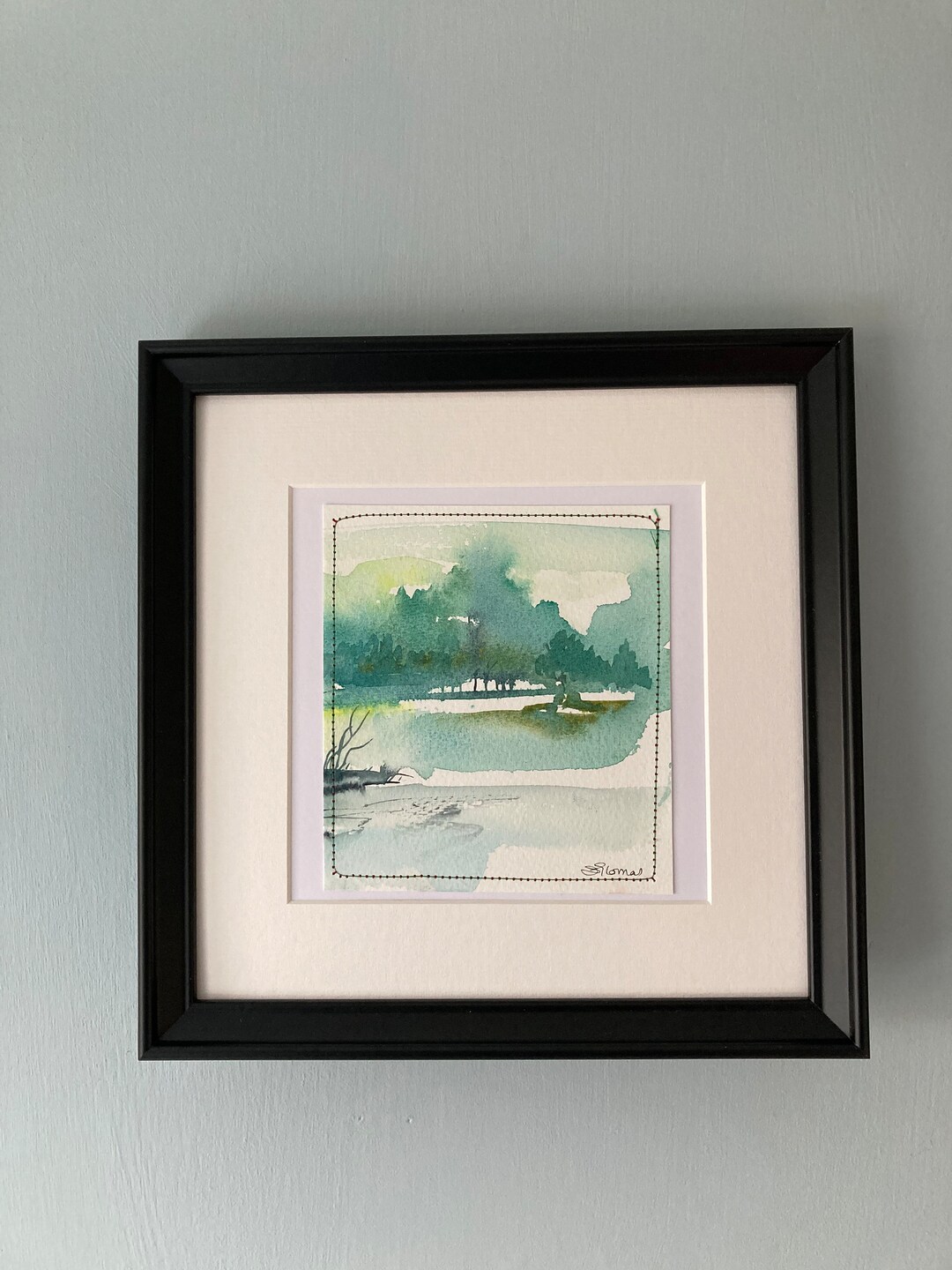 Mini Watercolour Painting - Etsy