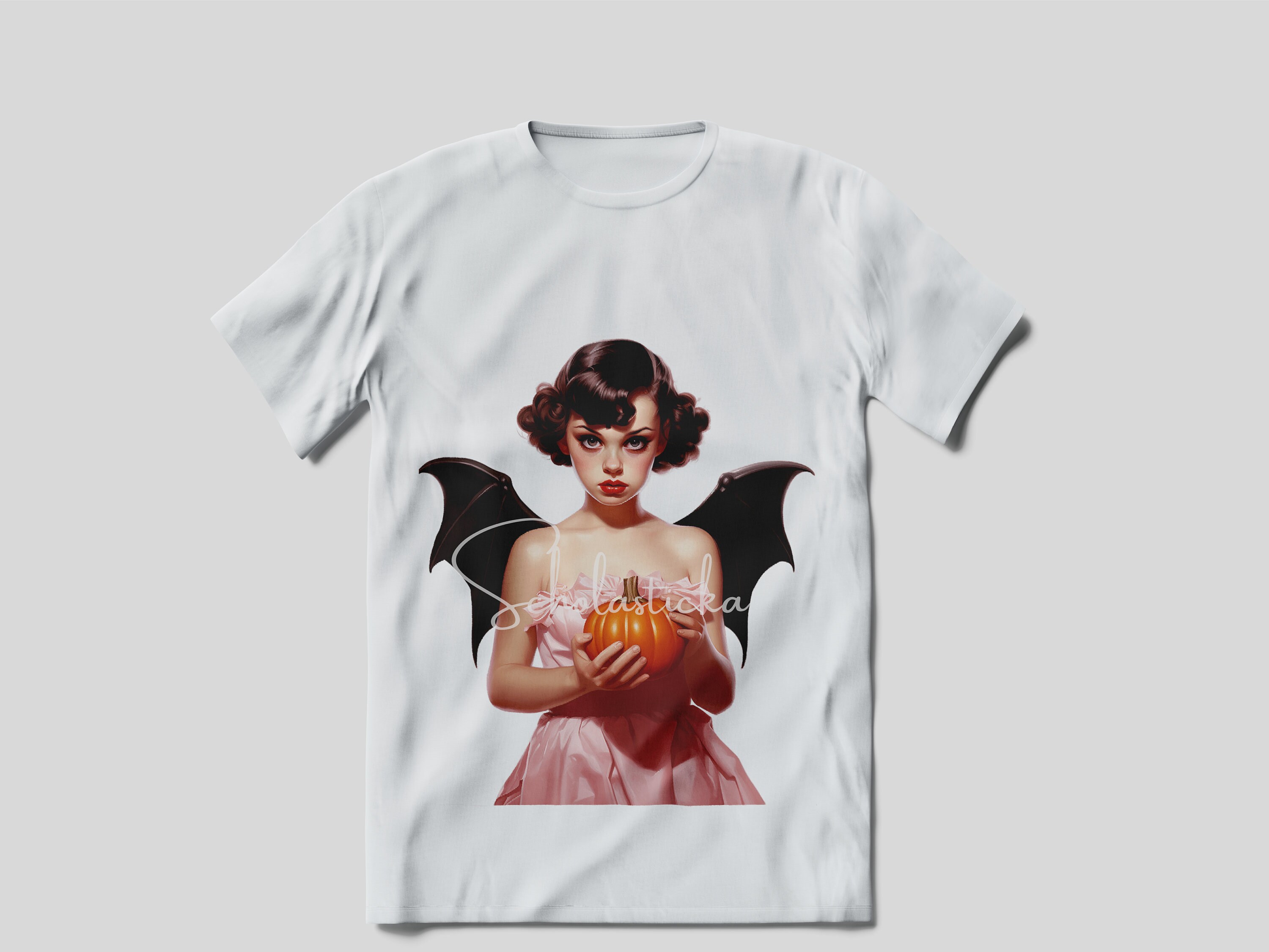 Bat Girls Clipart, Pink Halloween, Sublimation Design, Pumpkin Png ...