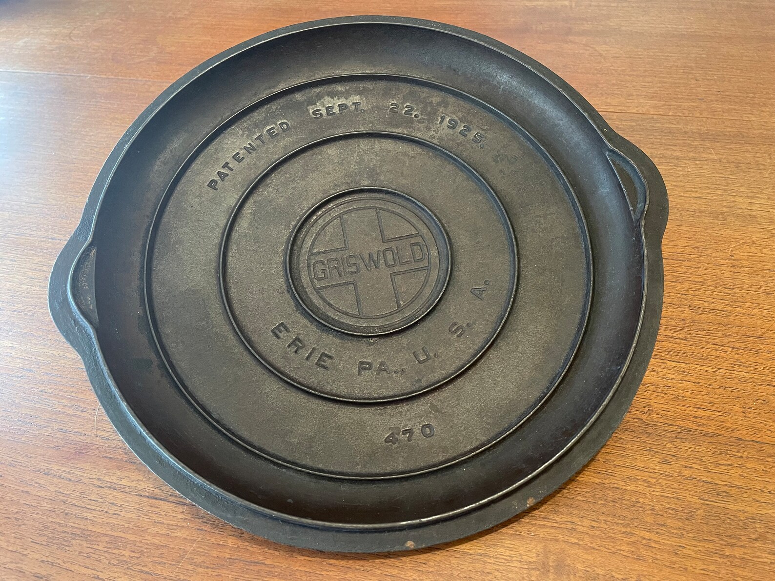 Griswold 10 SET Cast Iron Skillet PLUS LID - Etsy