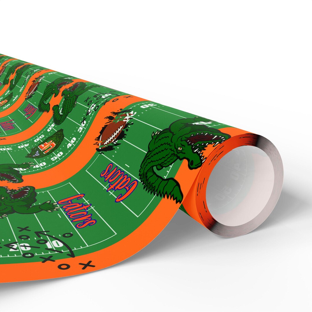 Florida Gators Wrapping Paper: Team Spirit Birthday Gift Wrap - Etsy