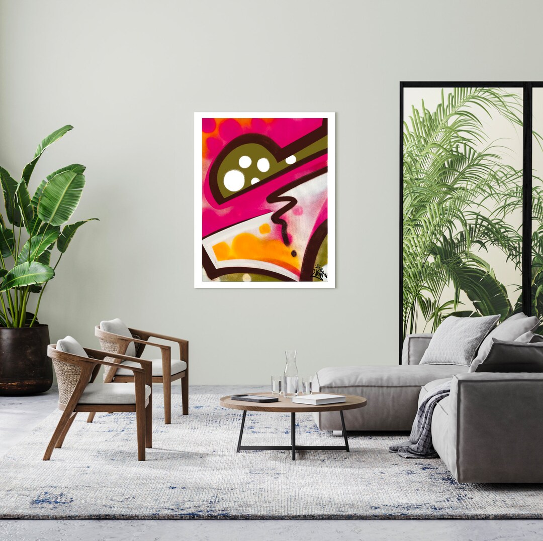 Letter C Graffiti Print Art - Etsy