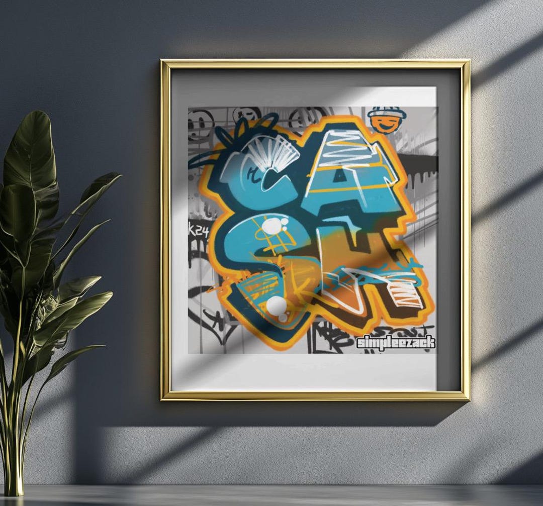 Cash Graffiti Art - Etsy