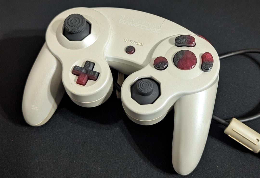 Ruby Pearl Modded OEM Gamecube Controller - Etsy