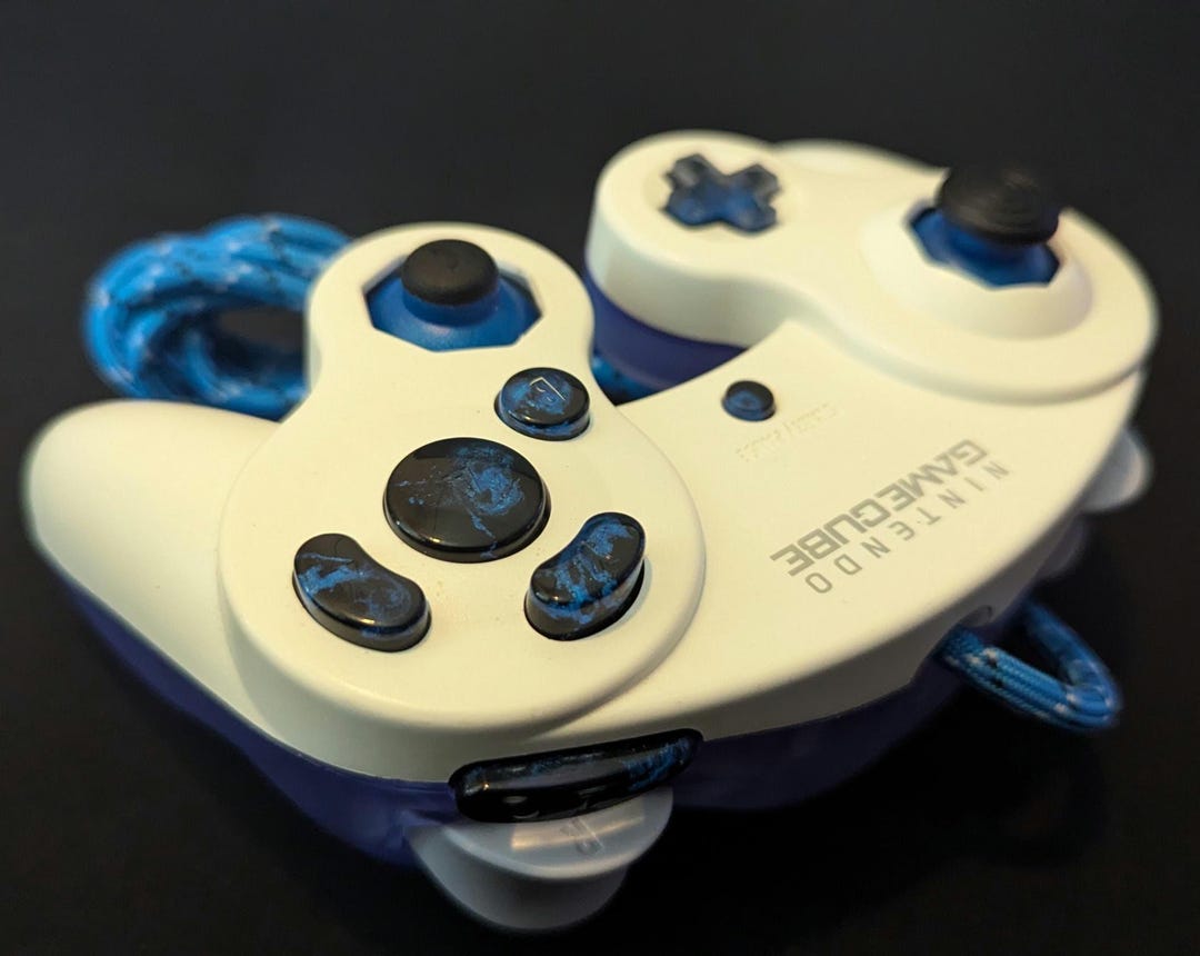 JP Blue Modded OEM Gamecube Controller - Etsy