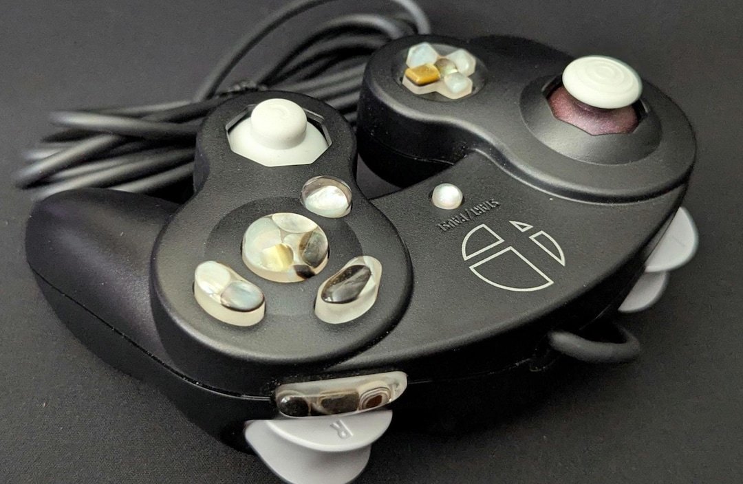 Ocean Shells | Modded OEM Gamecube Controller - Etsy
