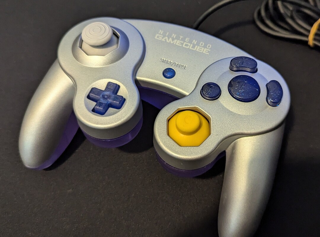 Silver Ocean Modded OEM Gamecube Controller - Etsy
