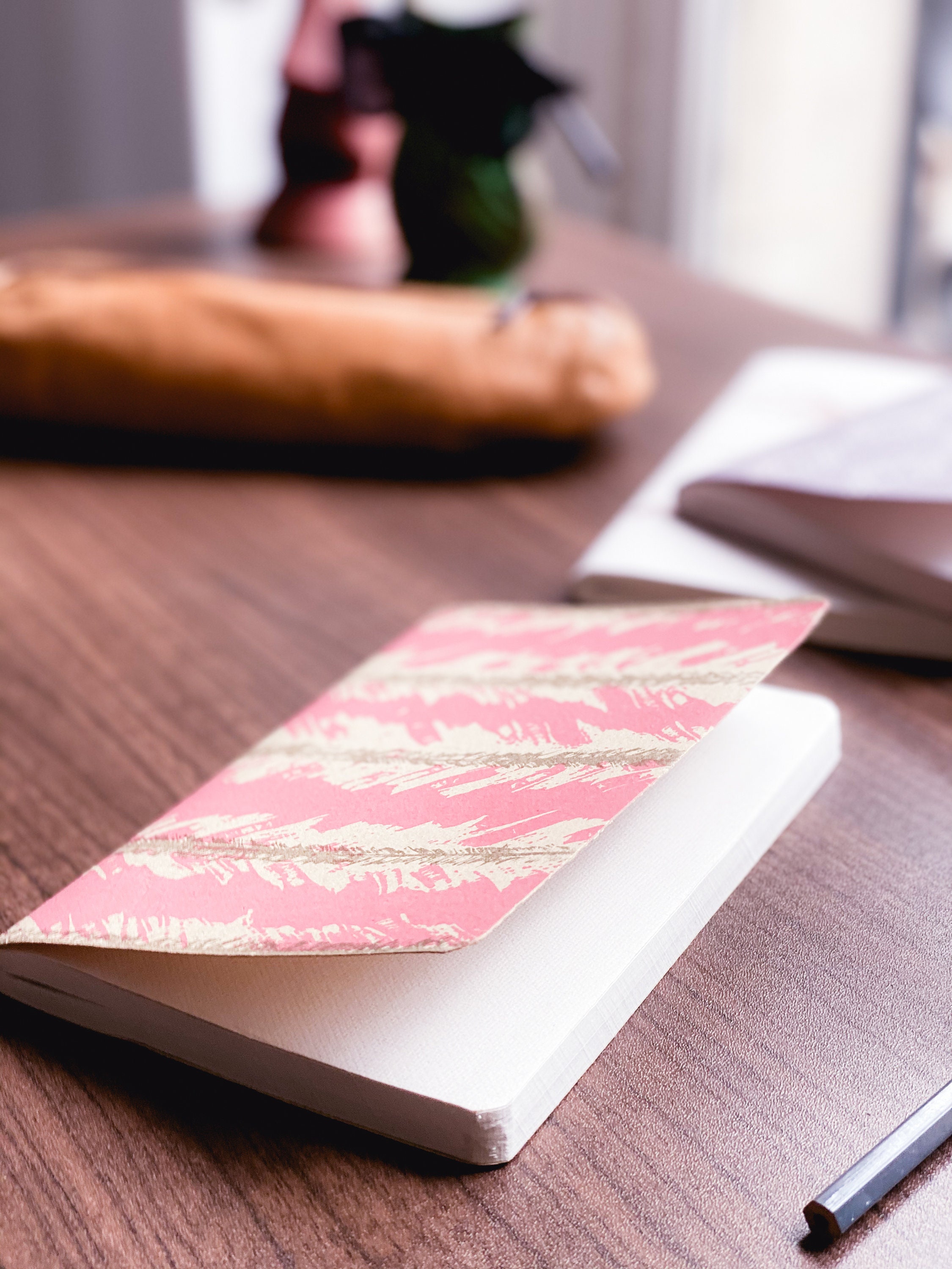 Pink and Cream Journal, Golden Book Journal Paper, Writing Journal ...
