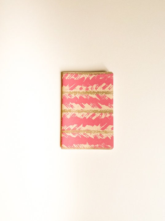 Pink and Cream Journal, Golden Book Journal Paper, Writing Journal ...