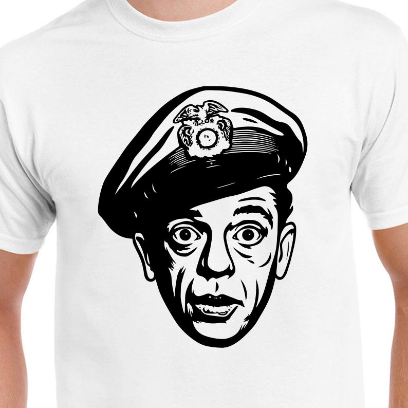 Barney Fife Digital Cut Files - Cricut - SVG - Silhouette Cameo - PNG ...