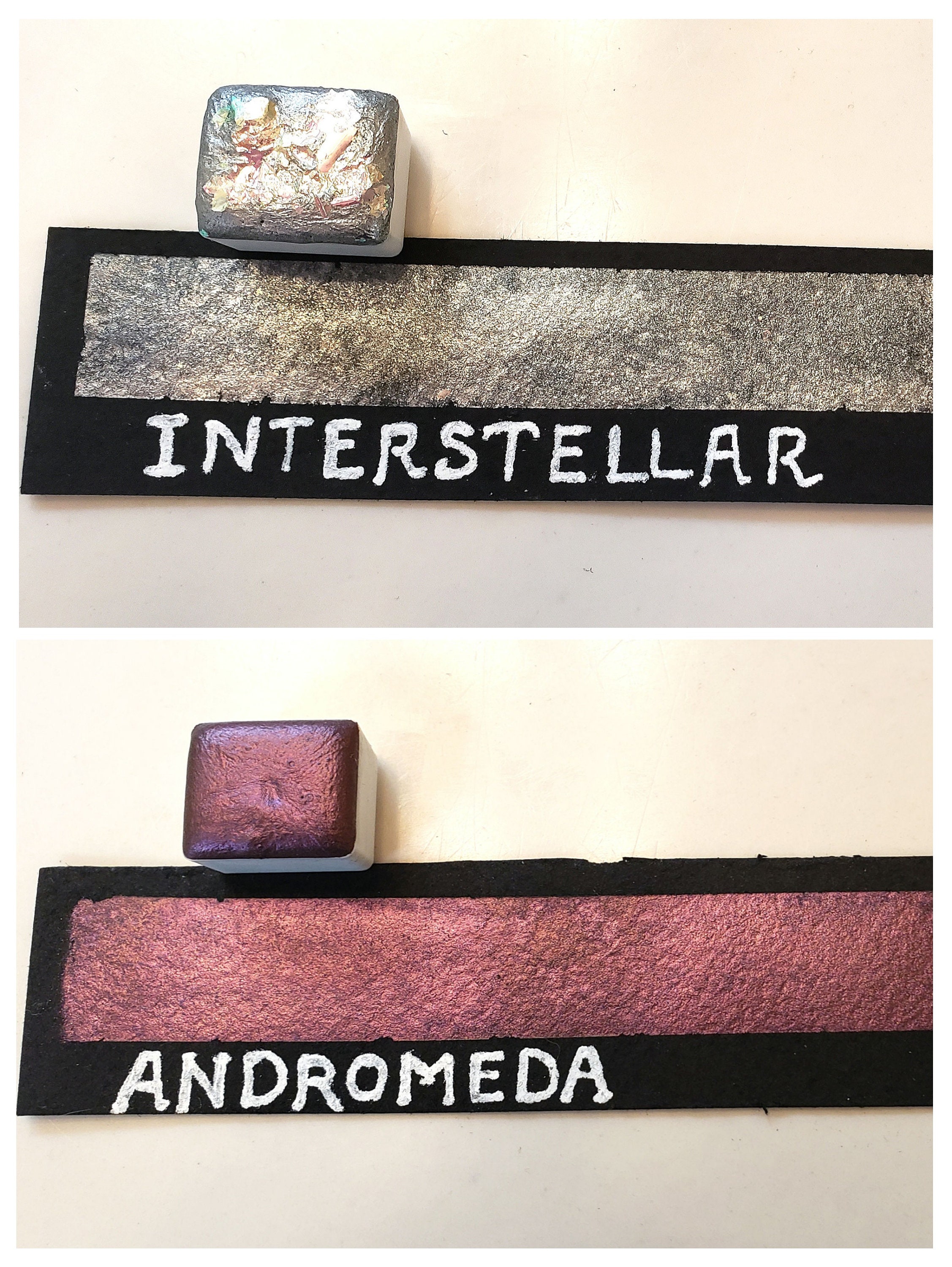 Mica Metallic Watercolor Sparkly Colorshift Handmade Palette Gift for ...