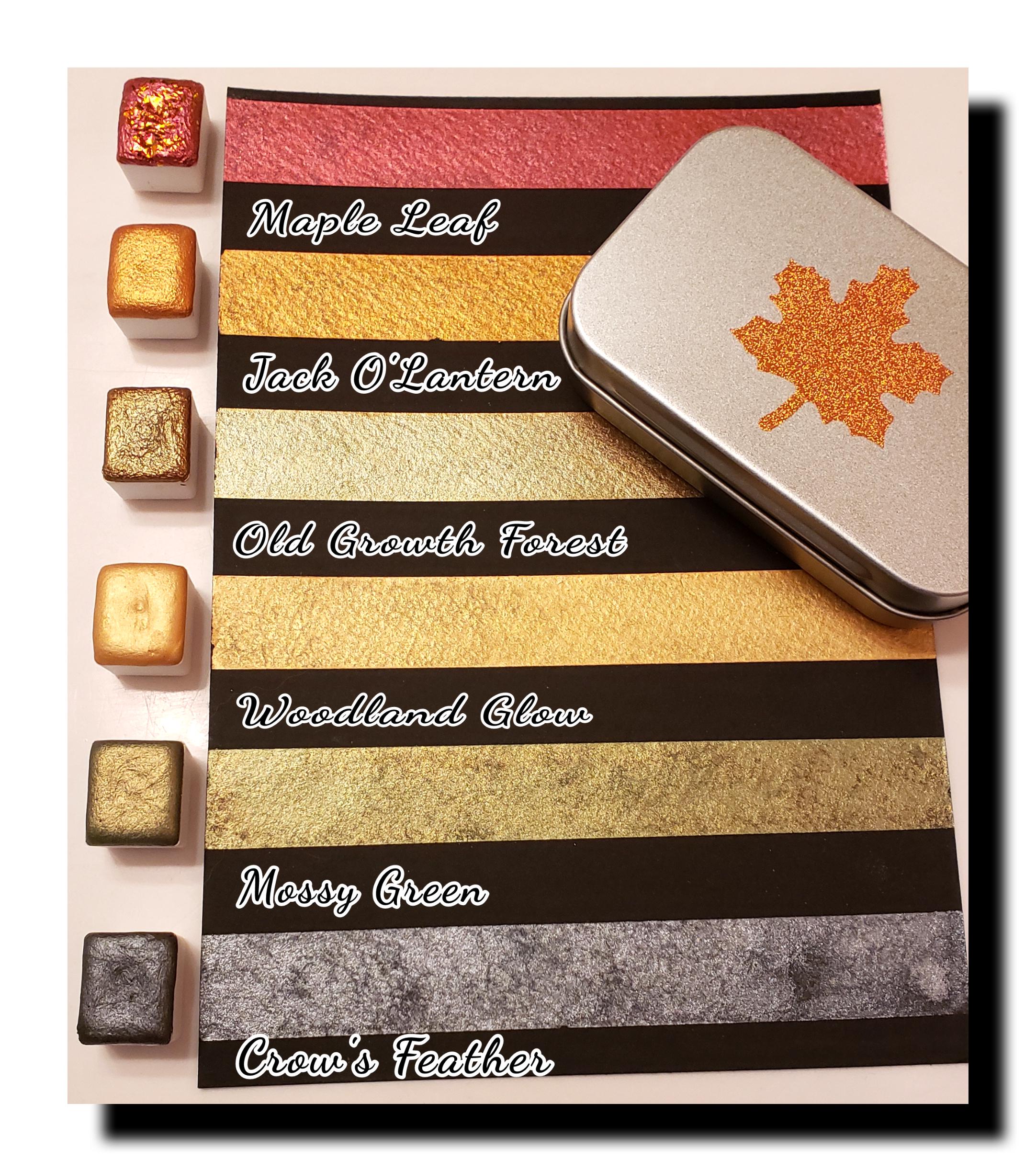 Mirror Chrome Mica Metallic Watercolor, Sparkly Colorshift Handmade ...