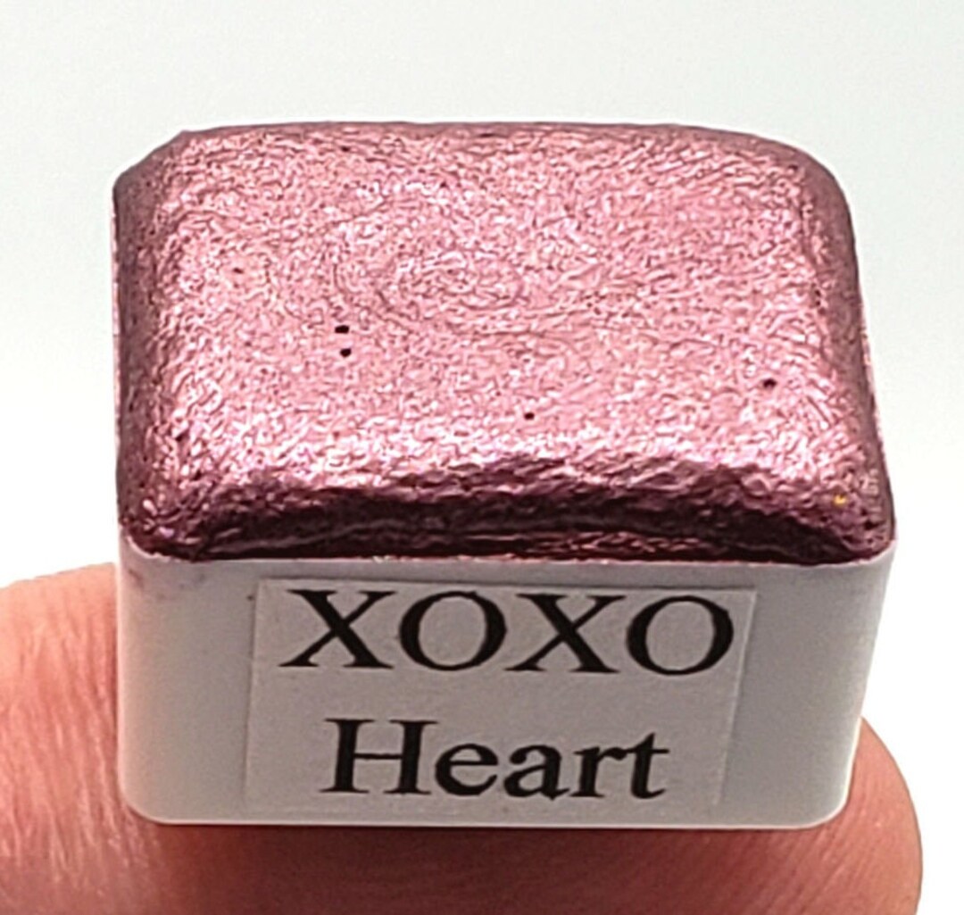 Pink Mica Metallic Watercolor, Sparkly Colorshift Handmade Art Gift for ...