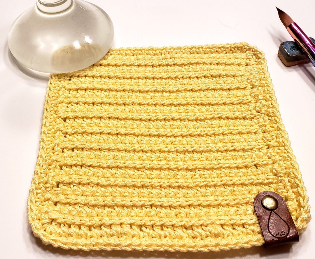 Reusable Crochet Washcloth, Zero Waste Watercolor Paint Brush ...