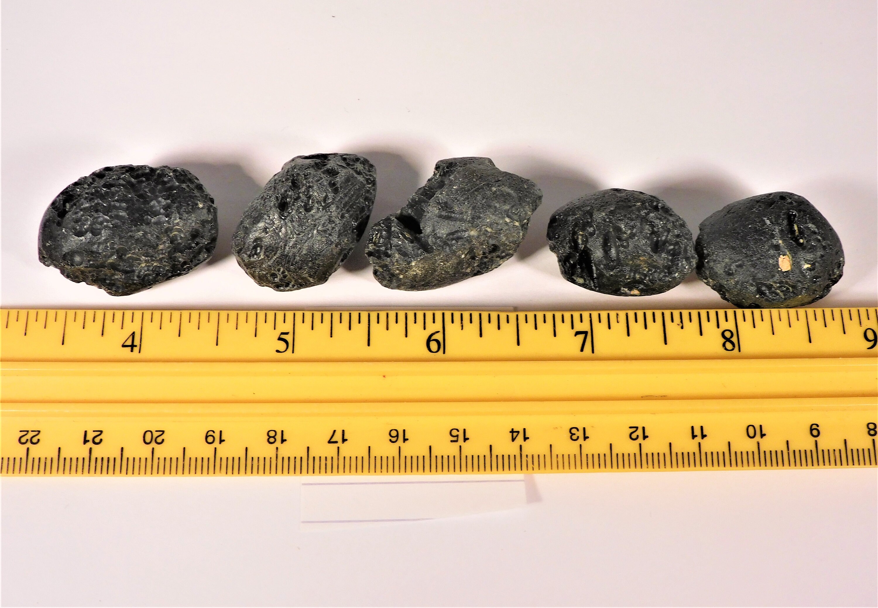 Outer Space Glass Tektites Group of Five Celestial Tear Drops - Etsy