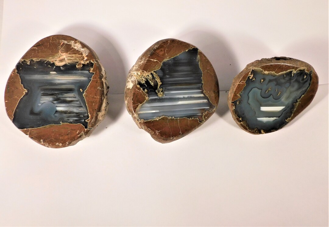 Richardson Ranch Oregon Geodes Blue Agate Centers - Etsy