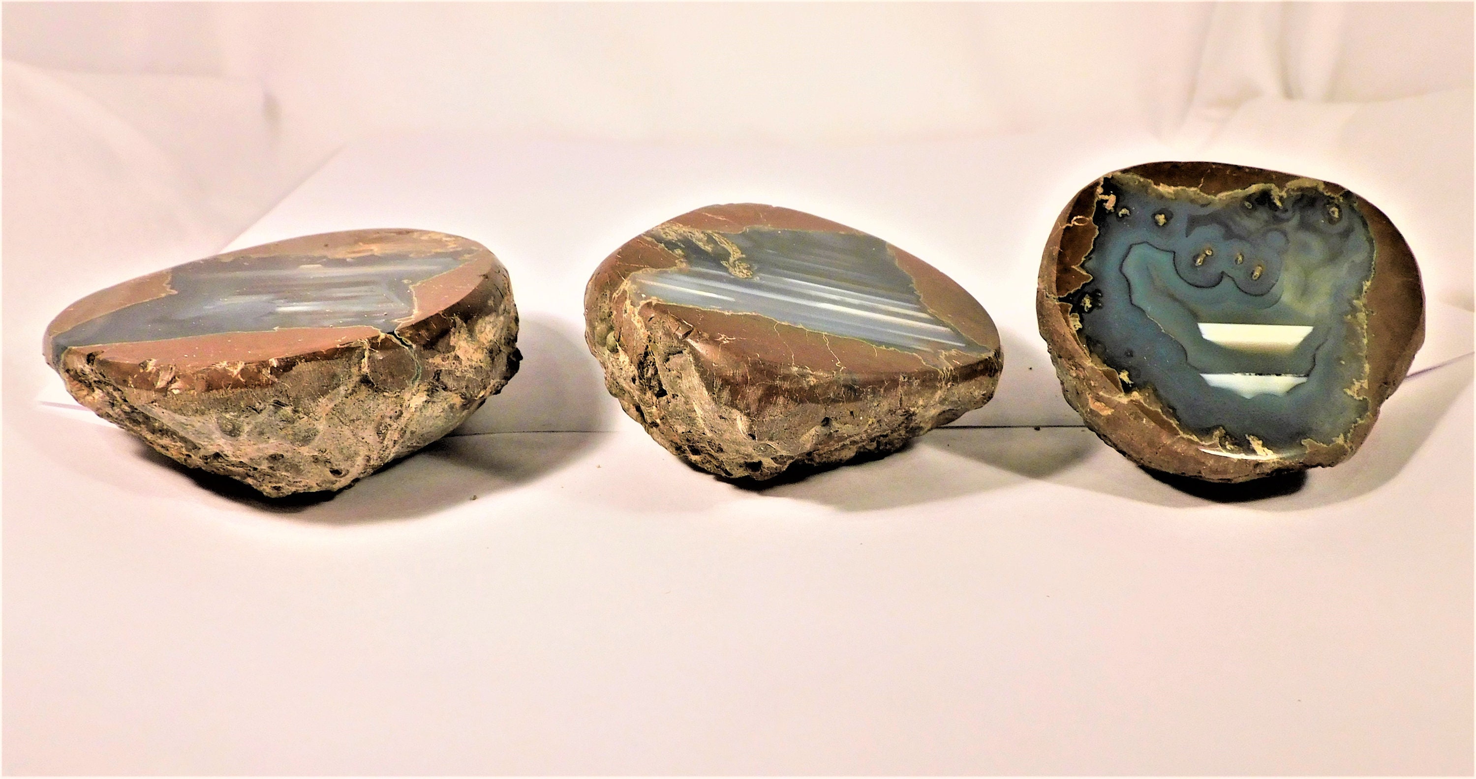 Richardson Ranch Oregon Geodes Blue Agate Centers - Etsy