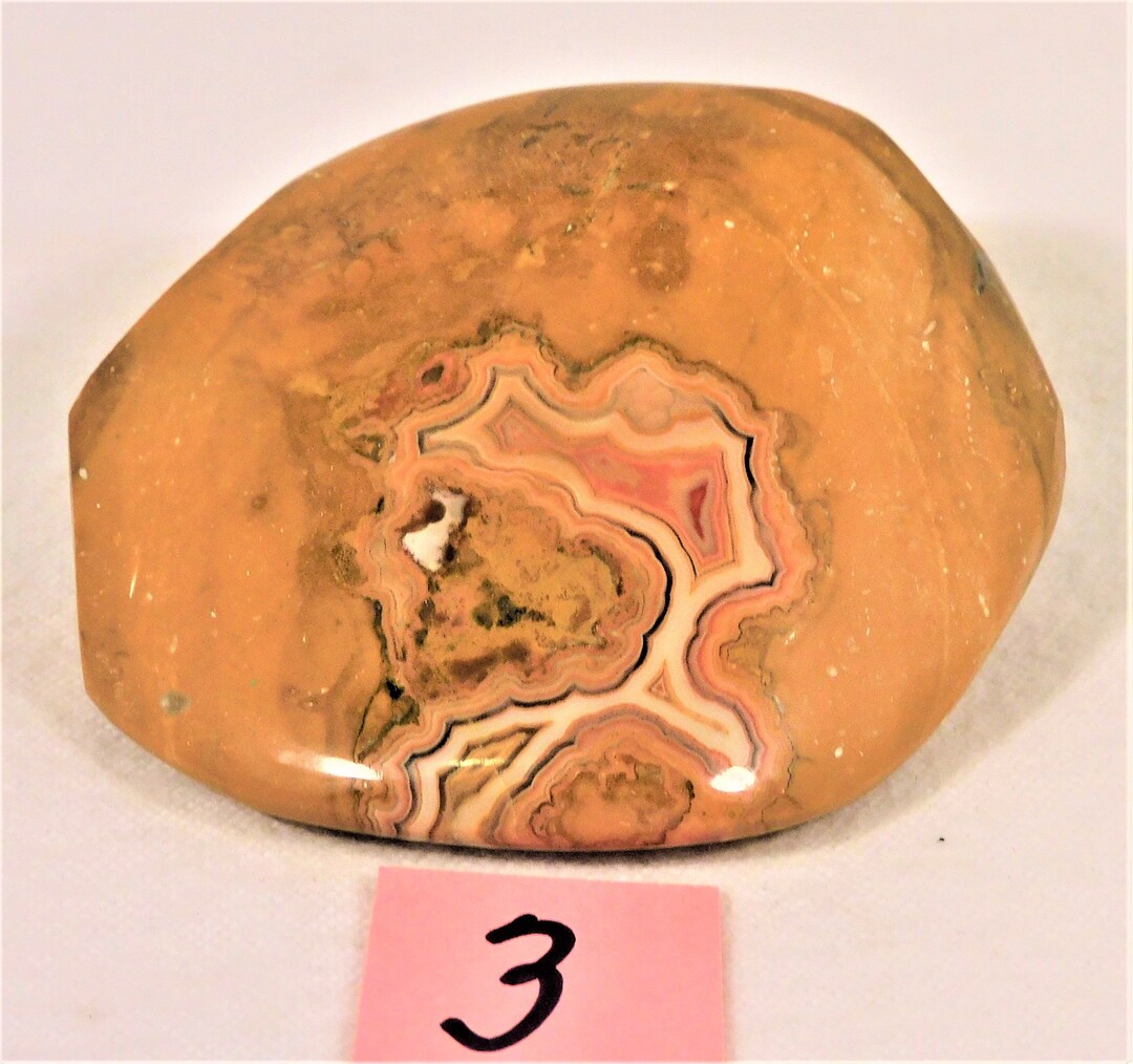 Fairburn Agate 3 Crawford Nebraska Mostly Polished Black Pink - Etsy