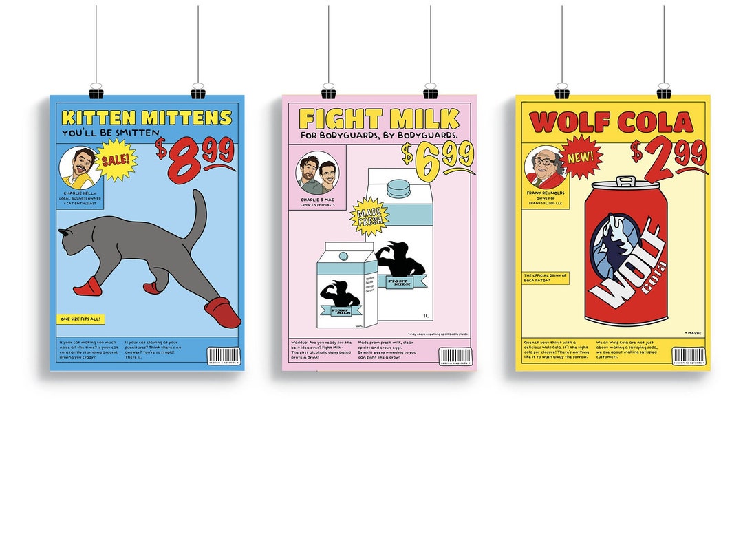 It's Always Sunny in Philadelphia Posters - BUNDLE OFFER - Etsy