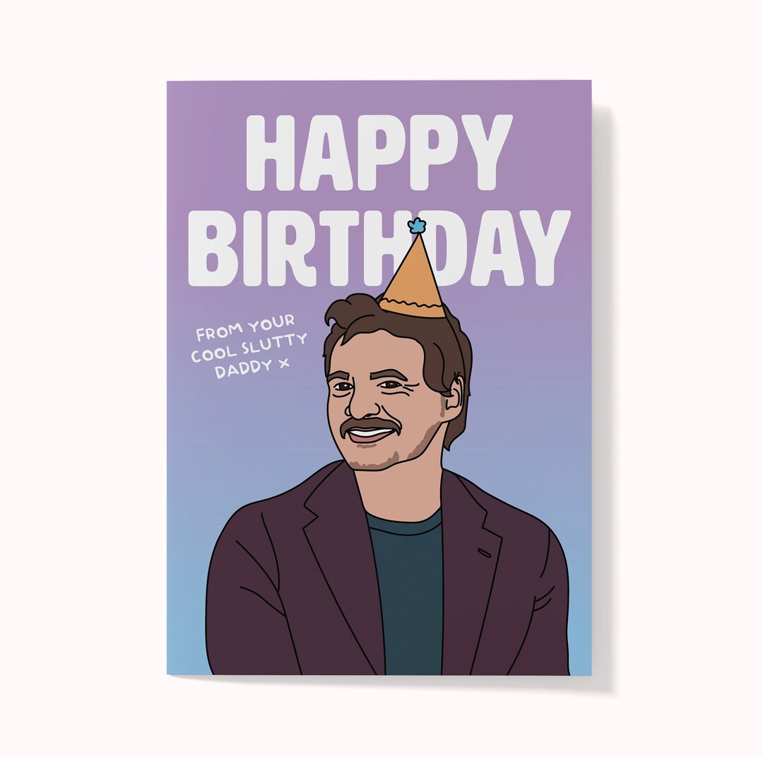 Pedro Pascal - Birthday Card - the Last of Us - Etsy