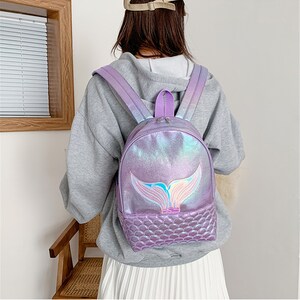 Personalized Mermaid Embroidered Backpack Back to School - Etsy