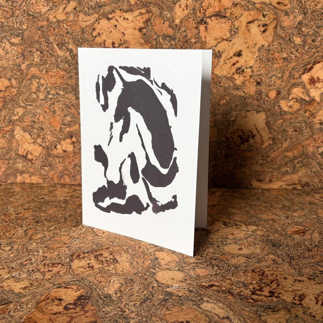 CARD ILLUSTRATION Phasmid. Black & White, Abstract, Plant, Nature ...