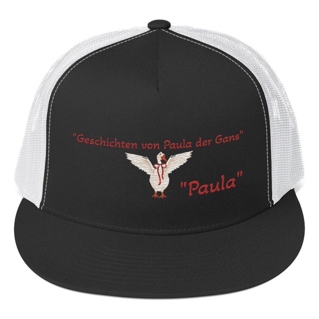 Trucker Cap - "tales of Paula the Goose" - Paula - Etsy