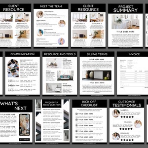 Client Welcome Packet Template | Client Onboarding Template | New ...