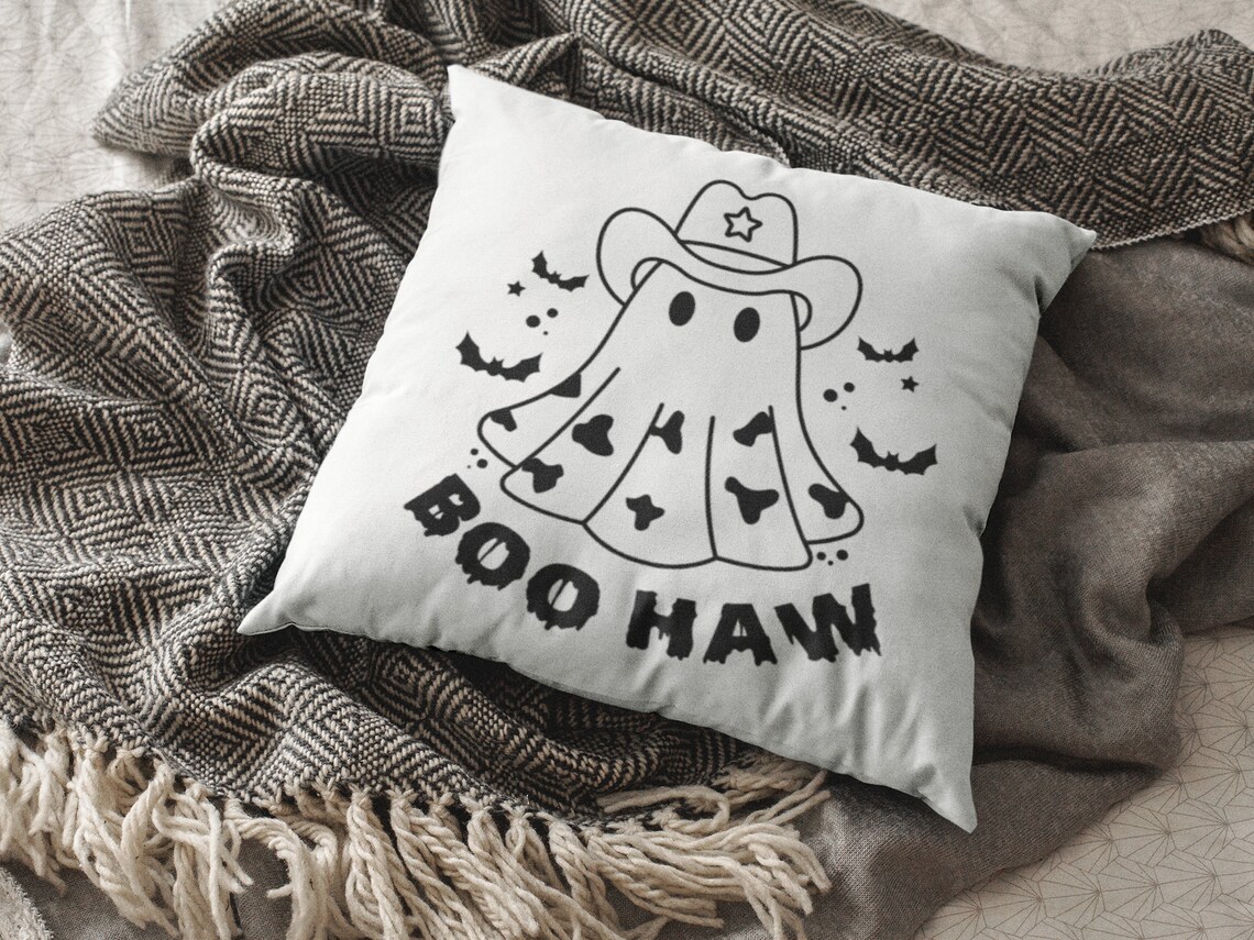 Boo Haw Cowboy Ghost Halloween SVG, Halloween PNG, Ghost SVG - Etsy