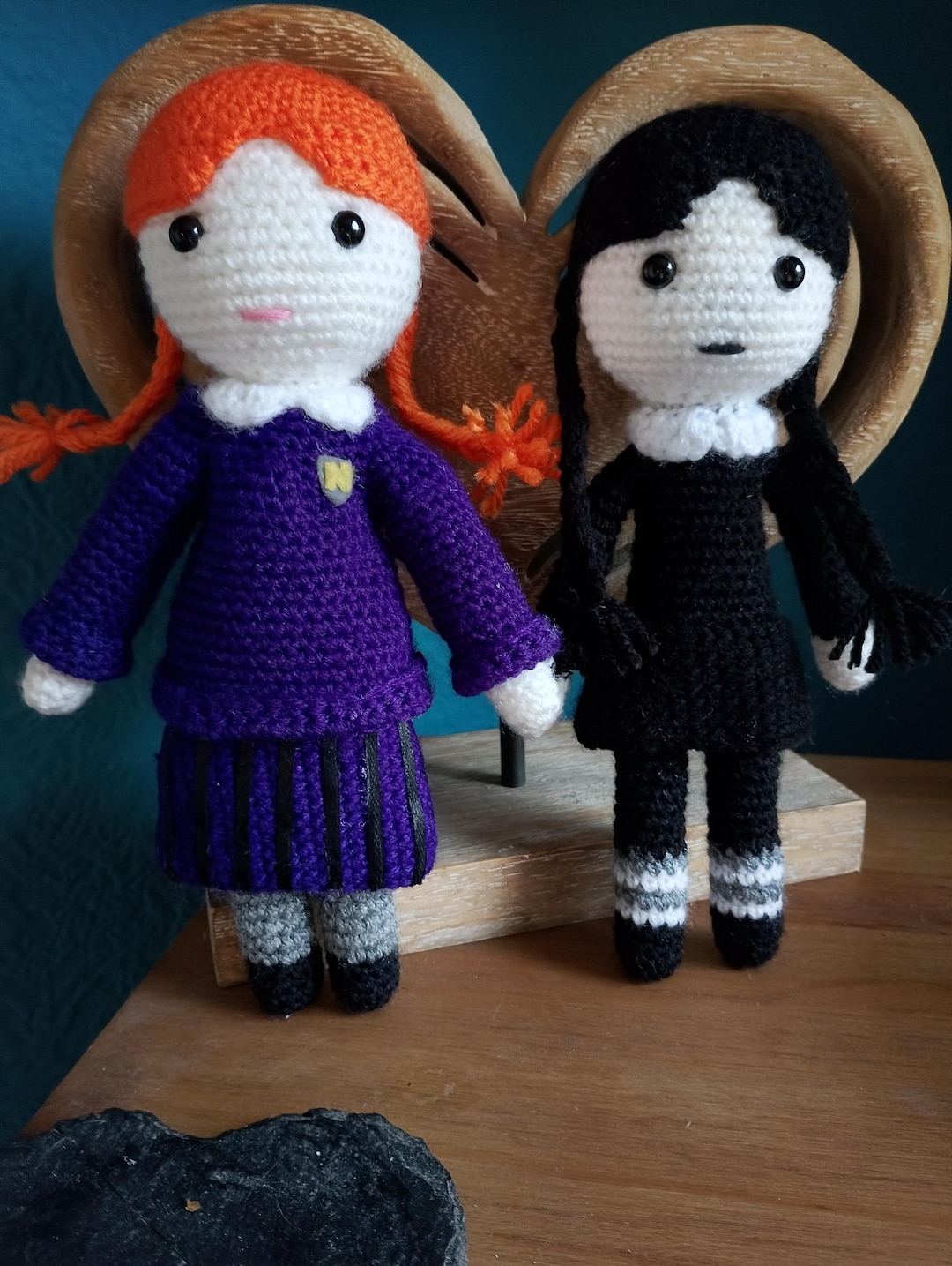 Wednesday and Agnes Dolls - Etsy