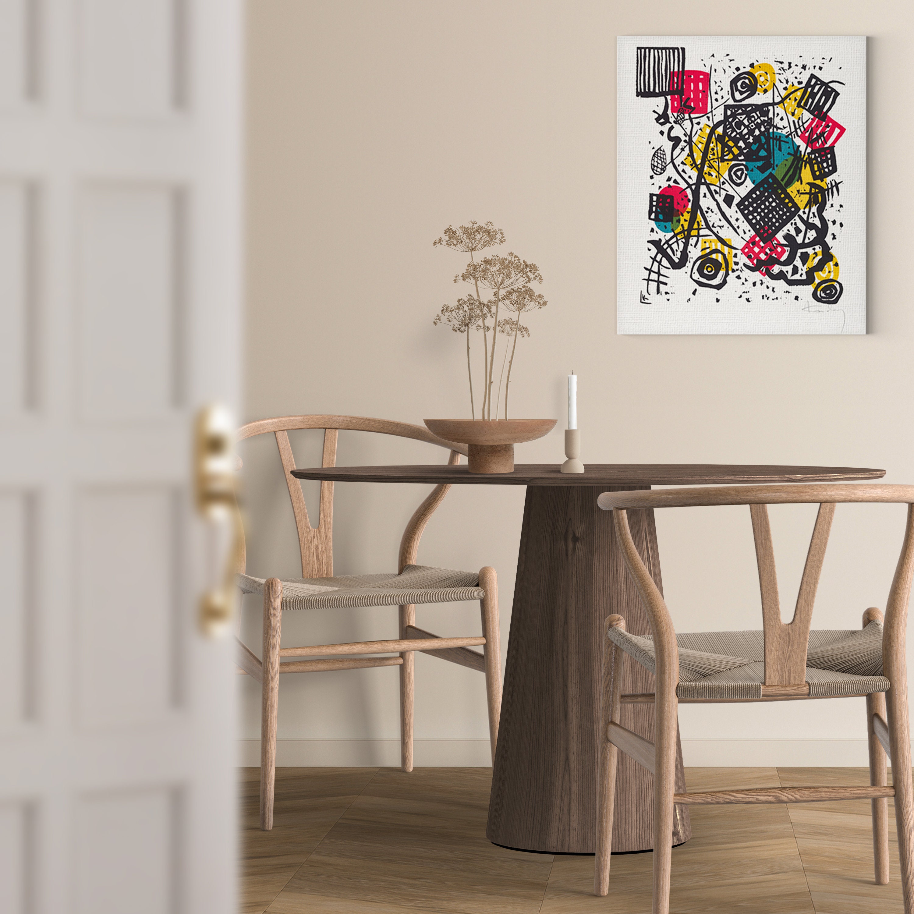 Wassily Kandinsky Kleine Welten V small Worlds V 1922 Matte Canvas ...
