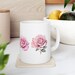 Pink Roses Coffee Mug Coffee Mug With Roses - Etsy