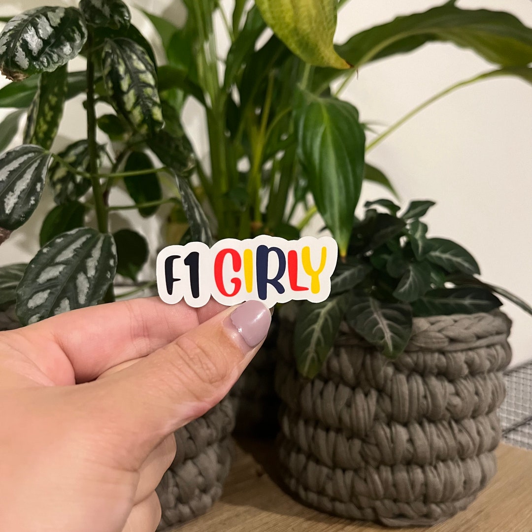 F1 Girly Sticker - Etsy Australia