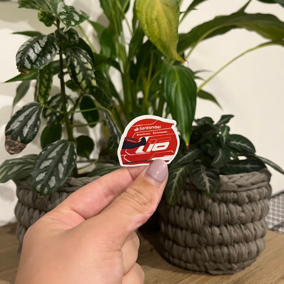 Charles Leclerc Helmet Sticker - Etsy