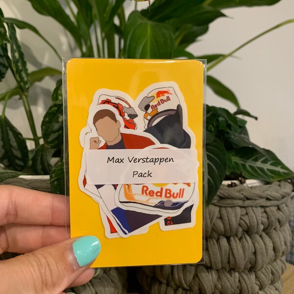 Max Verstappen Stickers - Etsy