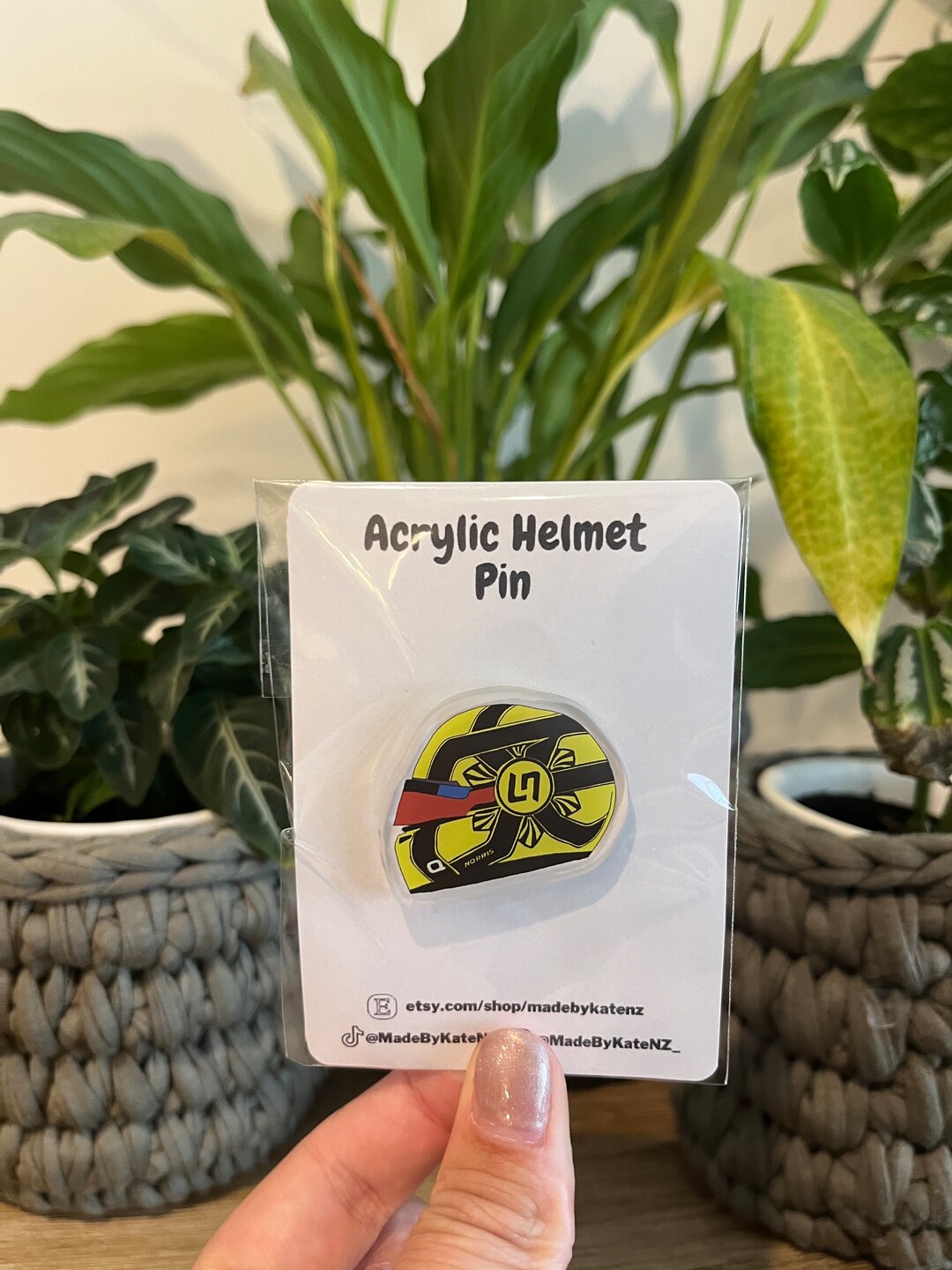 F1 Driver Acrylic Helmet Pin Charles Leclerc Max Verstappen Lando ...