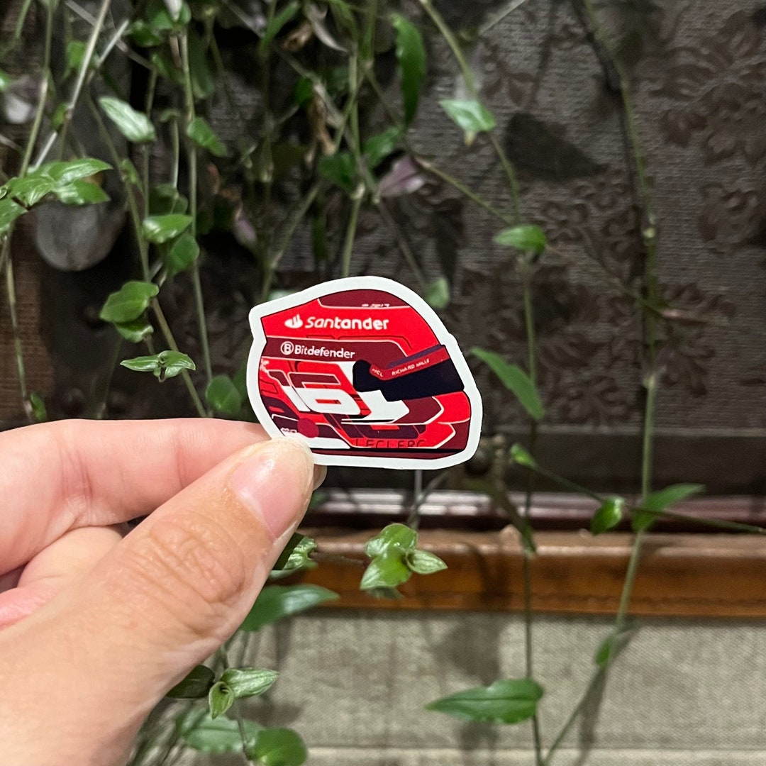 Charles Leclerc 2024 Helmet Sticker - Etsy
