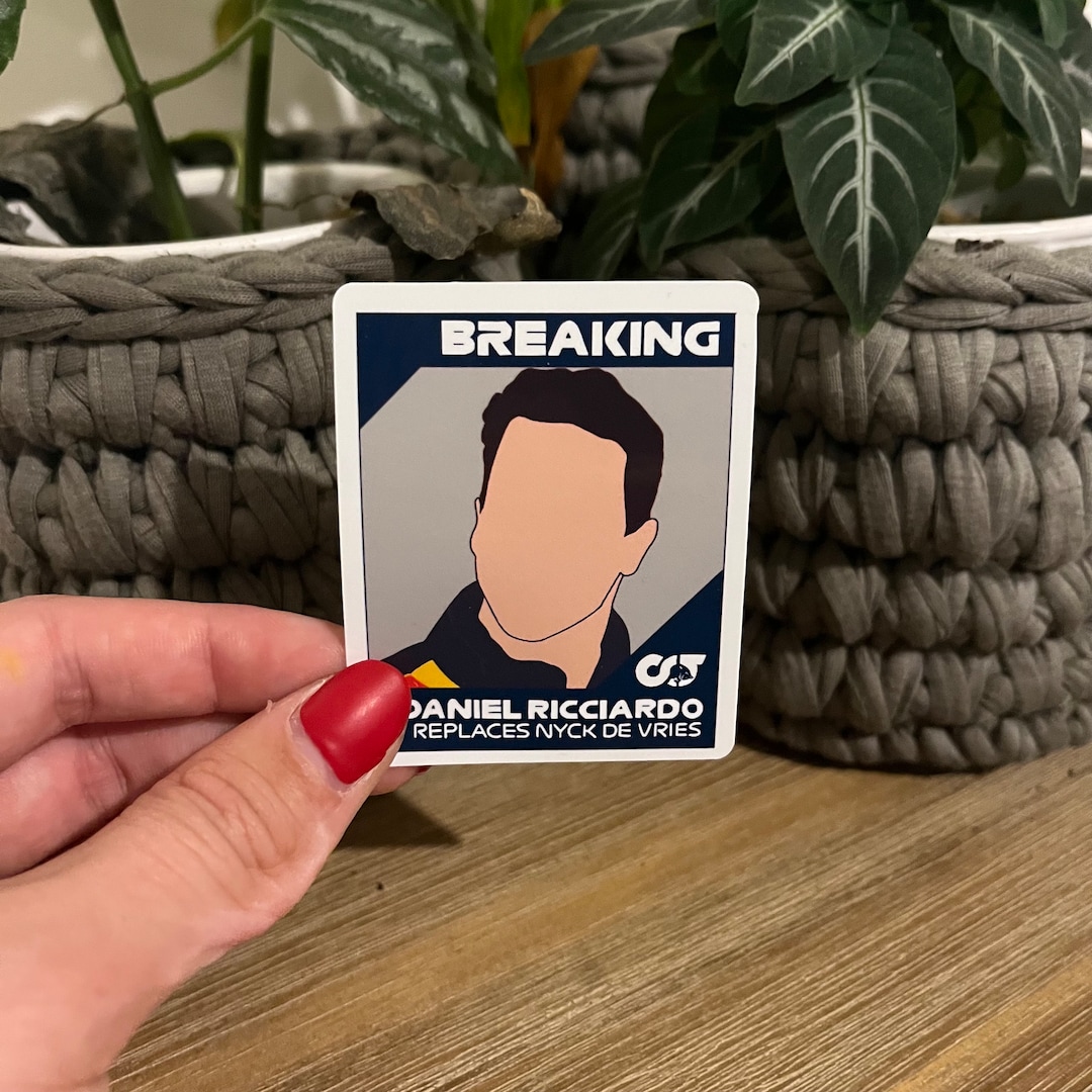 Daniel Ricciardo Alpha Tauri Sticker - Etsy