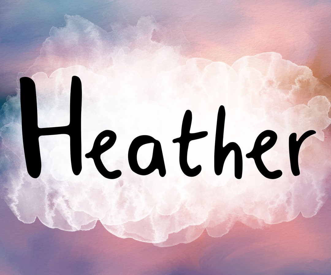 Heather Font Calligraphy Font, Script Font, Farmhouse Font, Cricut Font ...