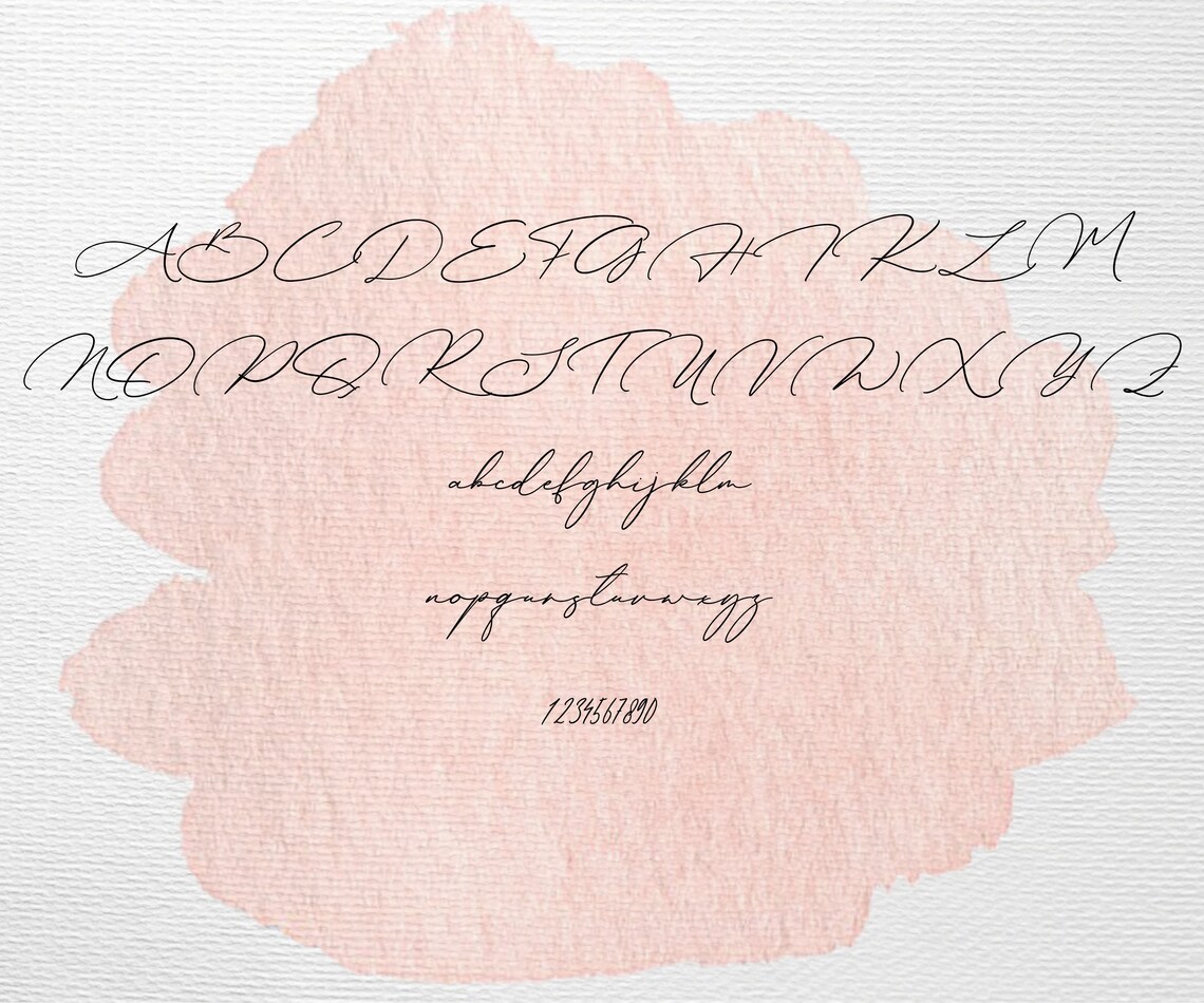 Anastasia Font Calligraphy Font, Script Font, Farmhouse Font, Cricut ...